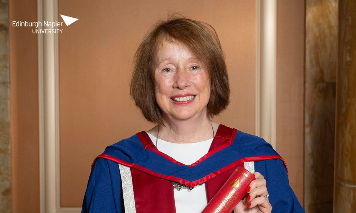 Jenny Brown recognised with an Honorary Doctorate from Edinburgh Napier ...